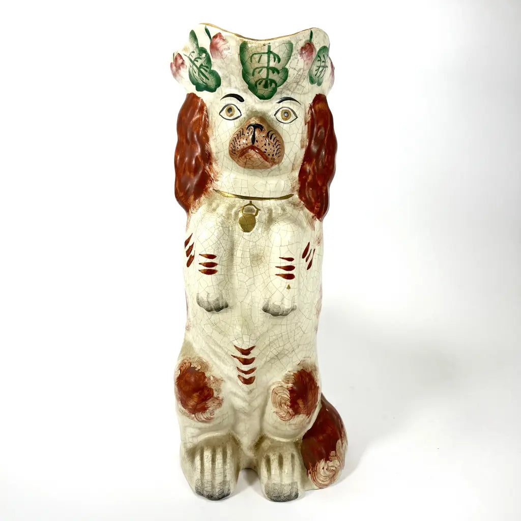 Staffordshire Begging Spaniel Toby Jug c 1850 – hillsvintage