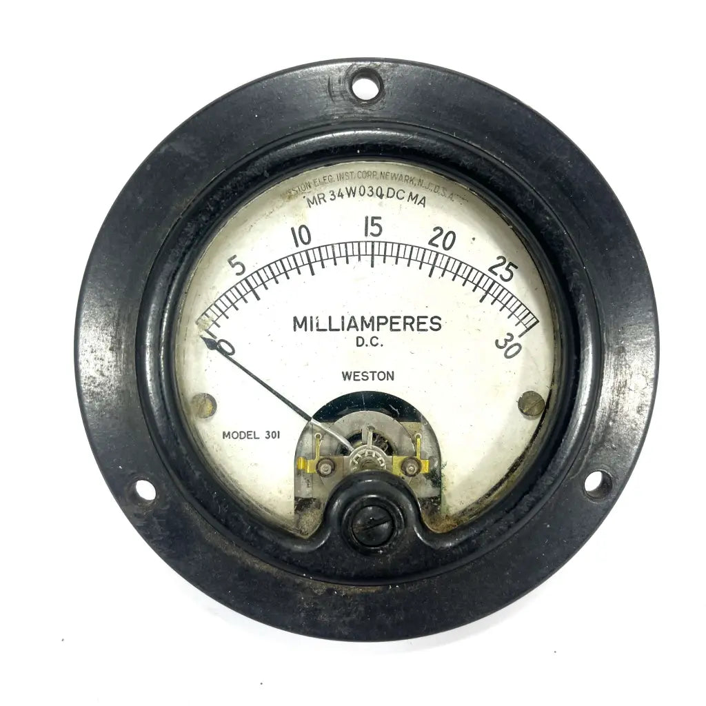 Milliamperes Meter WW2 Circa 1940 – hillsvintage