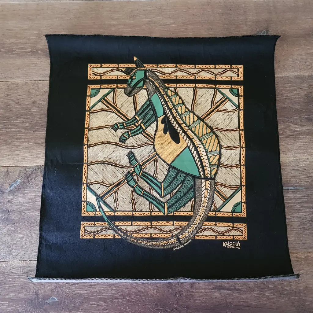 Rare Indigenous Kangaroo Print Australia – hillsvintage